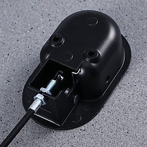 VORCOOL Universal Aluminum Metal Pull Recliner Handle Chair Release Lever Replacement Metal Handle with Spring and Cable for Sofa Couch (Handle with 96cm Cable)