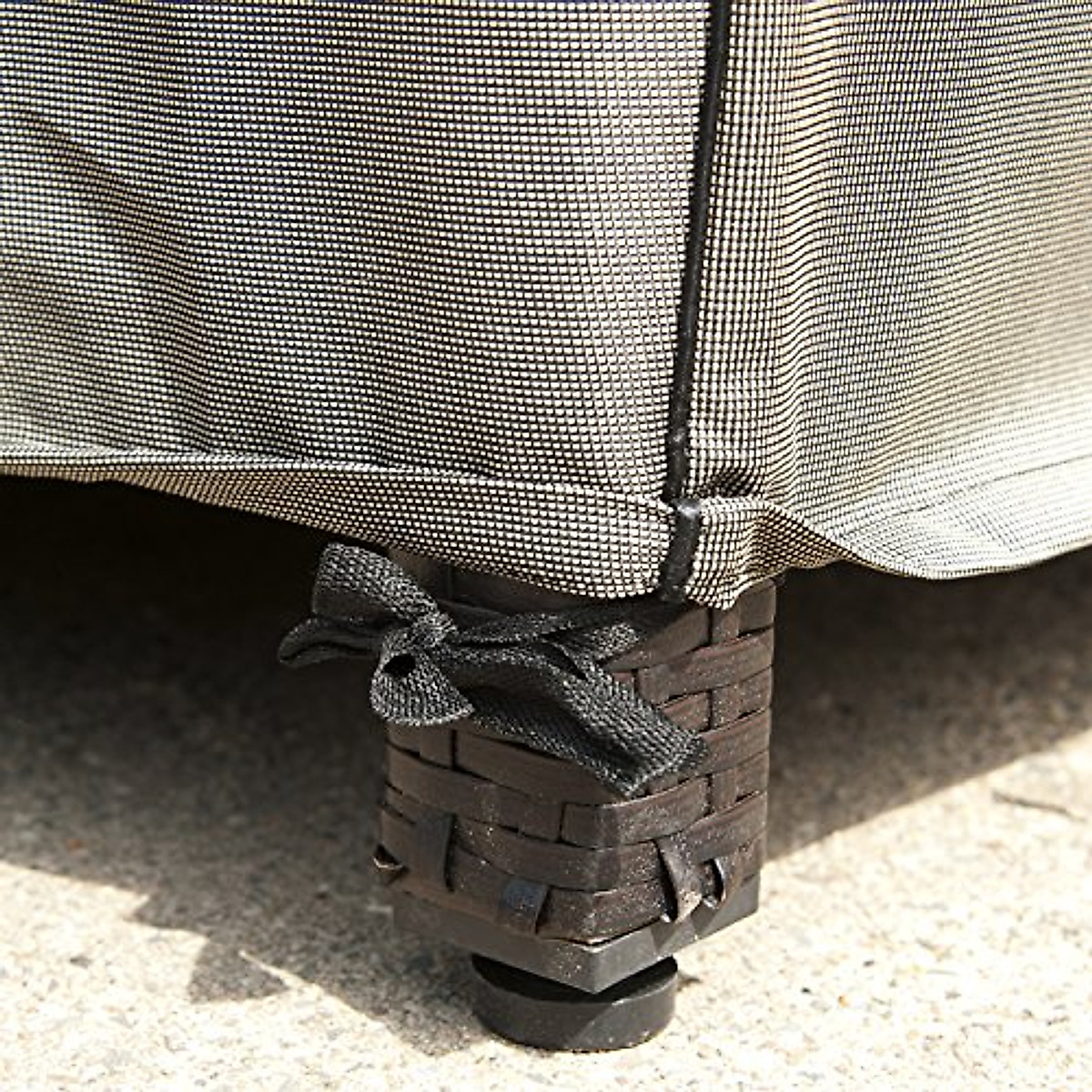 Budge P1W02PM1 English Garden Patio Chair Cover Heavy Duty and Waterproof, Large, Tan Tweed