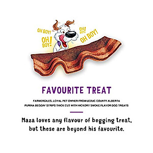 Purina Beggin' Strips Real Meat Dog Treats, Thick Cut Hickory Smoke Flavor - (2) 26 oz. Pouches