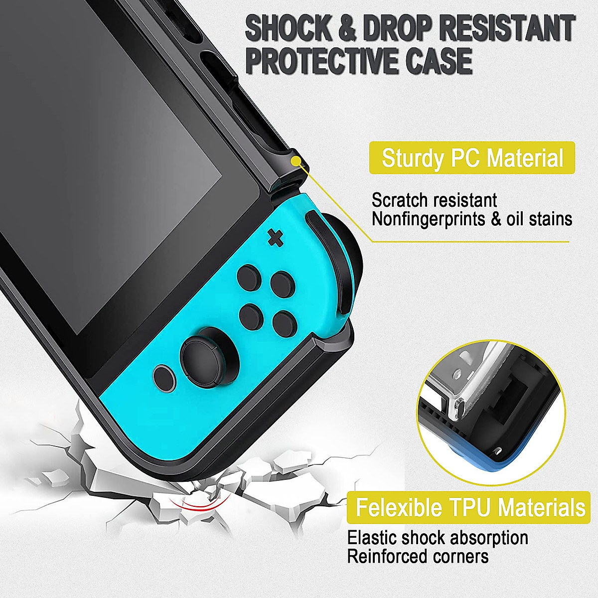 WUMINGLU TV Antenna for Smart TV Indoor 2024 Newest Outdoor Clear Switch Case Nintendo