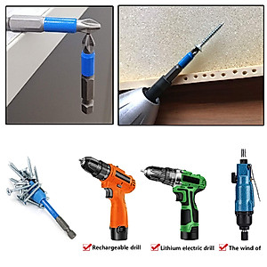 Biaungdo 10Pcs Magnetic PH3 Phillips Bits Set 3.5 inch Long Anti Slip #3 Bit (PH3 x 90MM)