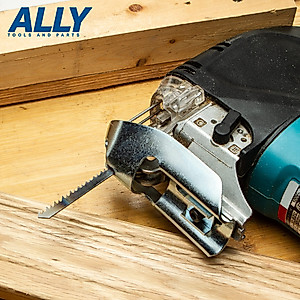 Ally Tools Coping Foot (2 Sets) for Jigsaw Attachment, Compatible with Most jigsaws, Allows Jigsaw to Bevel, Turn, and Pitch The Blade Without The Need for jigs or templates - Ideal for Contractors