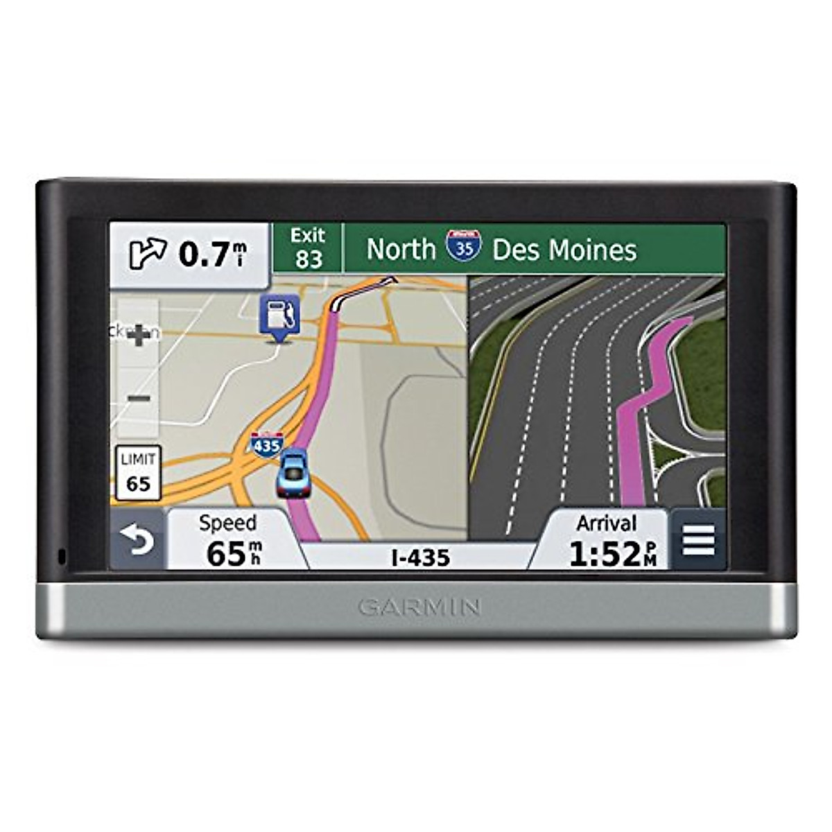 Garmin nuvi 2597LMT 5-Inch Bluetooth Portable Vehicle GPS with Lifetime Maps and Traffic 2597LMT (Renewed)