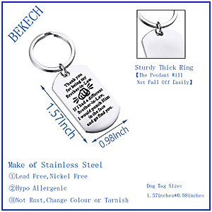 BEKECH Brother-in-Law Gifts Brother Keychain Thank You For Being My Brother-in-law Keychain Wedding Gift Jewelry Brother of The Bride Gift from Sister-in-Law(silver)