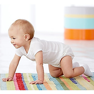 Gerber Baby 3-Pack Short-Sleeve Slip-On Shirts, White, 24 Months