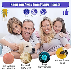 2 Packs Fly Traps Indoor for Home Plug in Bug Catcher Indoor with 20 Sticky Glue Card Refills and Plug in UV Bug Light, Mosquito Trap for Gnats Moths Mosquitos Flies