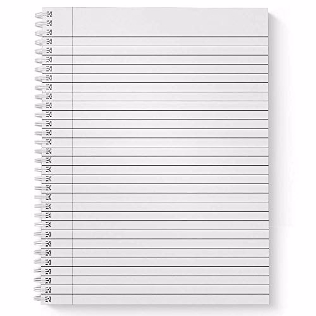 Softcover Made of Magic 8.5" x 11" Motivational Spiral Notebook/Journal, 120 Wide Ruled Pages, Durable Gloss Laminated Cover, White Wire-o Spiral. Made in the USA