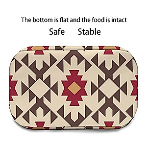 Tribal Southwestern Printed Lunch Box Tote Bag with Handles and Shoulder Strap for Men Women Work Picnic