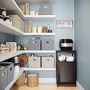 RiverRidge Ellsworth Single Door Floor Cabinet, Espresso