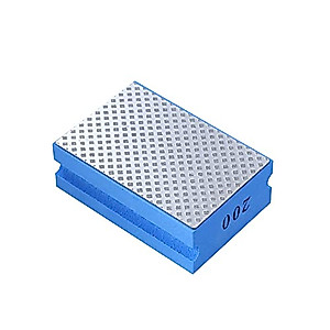 Kakalote Diamond Hand Polishing Pad Diamond Sanding Pads Marble Tile Polishing Pad for Stone Ceramic Tile Glass Grinding Trimming 4Pcs/Set Grit 60# 100# 200# 400#(3.74x2.36x1.22inch)