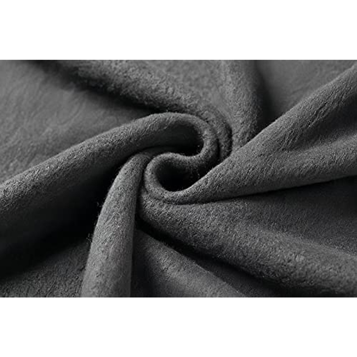 SeaBeauty Cozy Fleece Blanket Bulk-（Pack of 6） Comfortable Fleece Throw Blanket Suitable for Home Bed Sofa Office Camping and Pet-Friendly Warm and Breathable Black, Pack of 6-50 x 60 Inch
