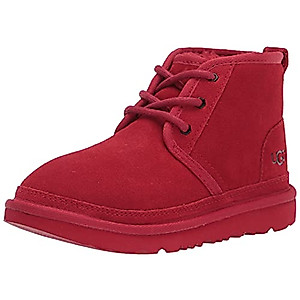 UGG Kids' Neumel Ii Chukka Boot, Samba Red, 5 Big Kid US