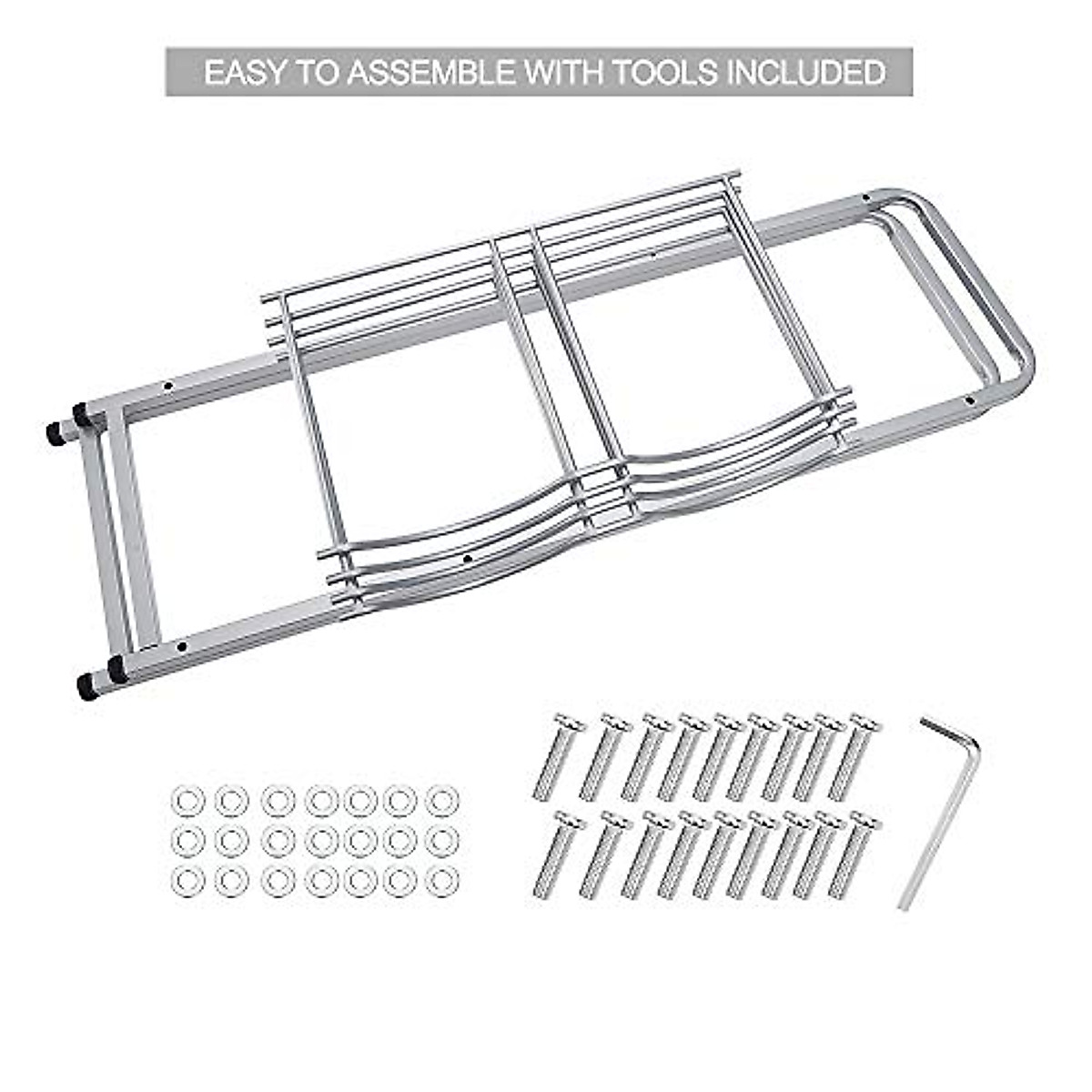 KAX 5-Gallon Water Bottle Holder 8 Trays Water Jug Rack 4-Tier Water Bottle Rack Reinforced Steel Rack for Water Storage Water Bottle Storage Rack for 8 Bottles, Silver