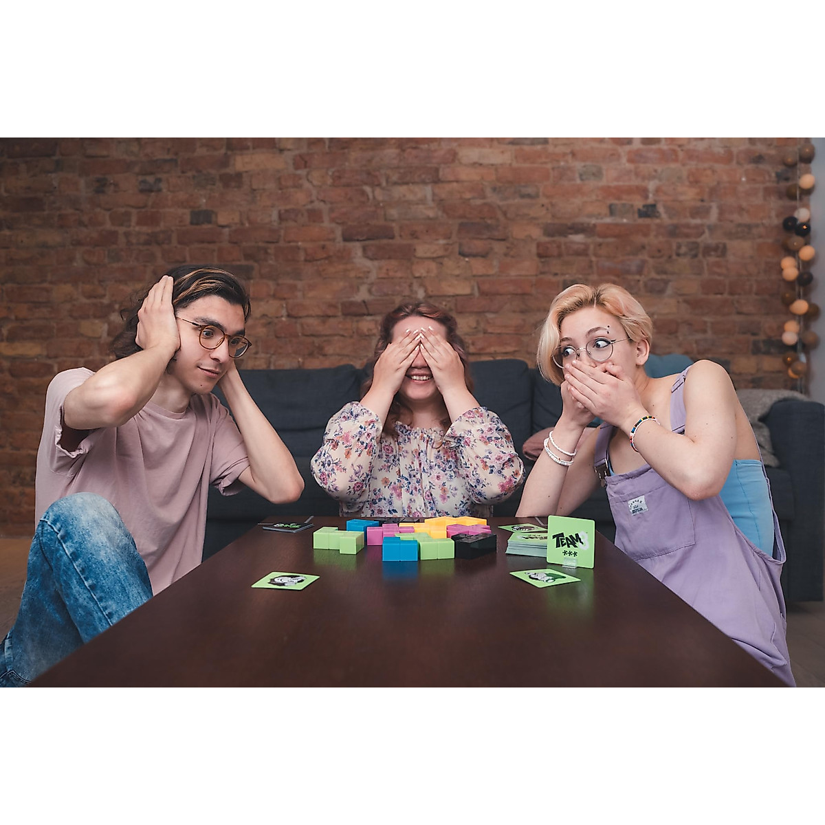 BRAIN GAMES TEAM3 Green Board Game - A Thrilling Party Game