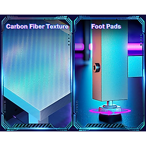 Casaottima L Shaped Gaming Desk, Corner Desk Gaming Table with Monitor Stand for Home Office, Computer Desk for Small Space, White