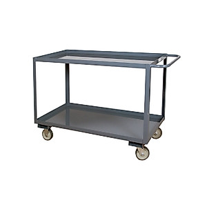 Durham RSC-2448-2-95 Rolling Service Cart, 2 Shelves, Gray