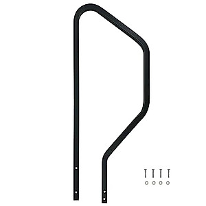 Myard Grooved Handrail RVH3X for 3 Step Above 2nd Generation RV Entry Steps, Replacement for MORryde STP214-121H