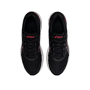 ASICS Men's Jolt 3 Running Shoes, 9.5, Black/Electric RED