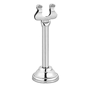 Alpine Industries 3" Harp Style Place Card Holder - Table Card Holder - Tabletop Menu Holder - Table Number Holder -Great for Restaurants, Weddings Banquets - Silver (12 Pack),495-12-CRM