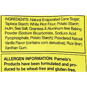 Pamelas Classic Vanilla Cake Mix, 21 oz