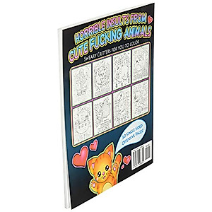Fucking Adorable - Cute Critters with foul Mouths: Sweary Adult Coloring Book