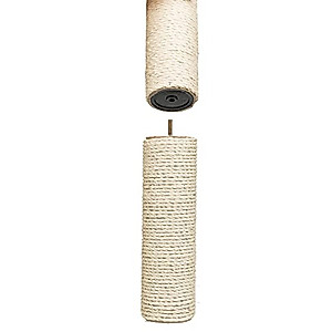 TRIXIE Replacement Sisal Post for Scratching Posts, Cat Trees and Cat Towers, 3.5 in x 11.8 in (9 x 30 cm)