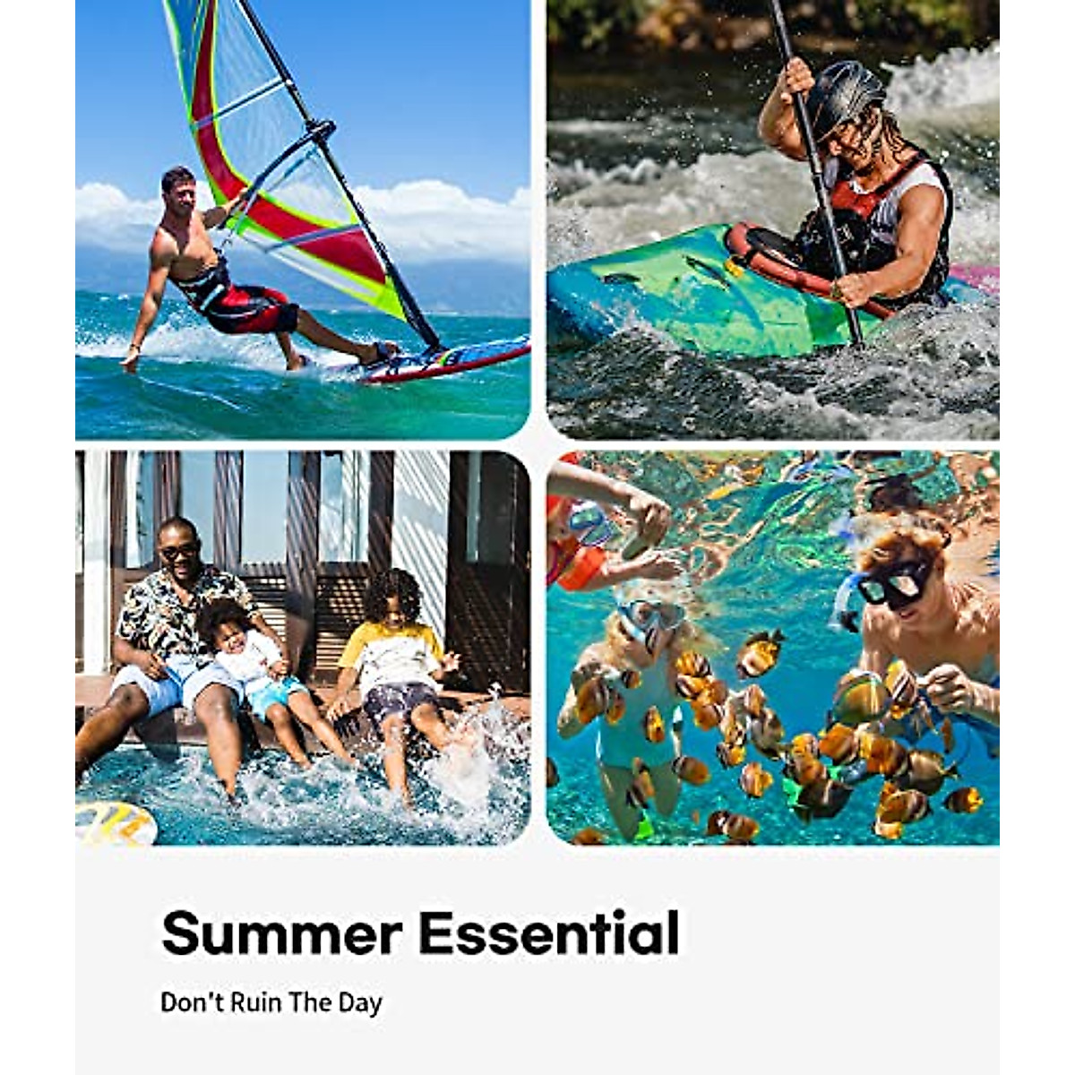 GOOSPERY [4-Pack] Universal Waterproof Phone Pouch, Underwater Cellphone Dry Case Beach Bag Compatible with iPhone 14 13 12 11 Pro Max Mini Xs XR, Galaxy S23 S22 S21 S20 Ultra Note20 up to 6.8"