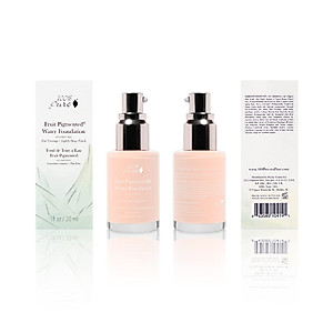 100% PURE Water Foundation Full Coverage Hydrating Makeup, Light Dewy Finish, Moisturizing Concealer for Normal to Dry Skin, Fruit Pigment Color Warm 3.0 w/Yellow Undertones for Light Skin - 1 Fl Oz