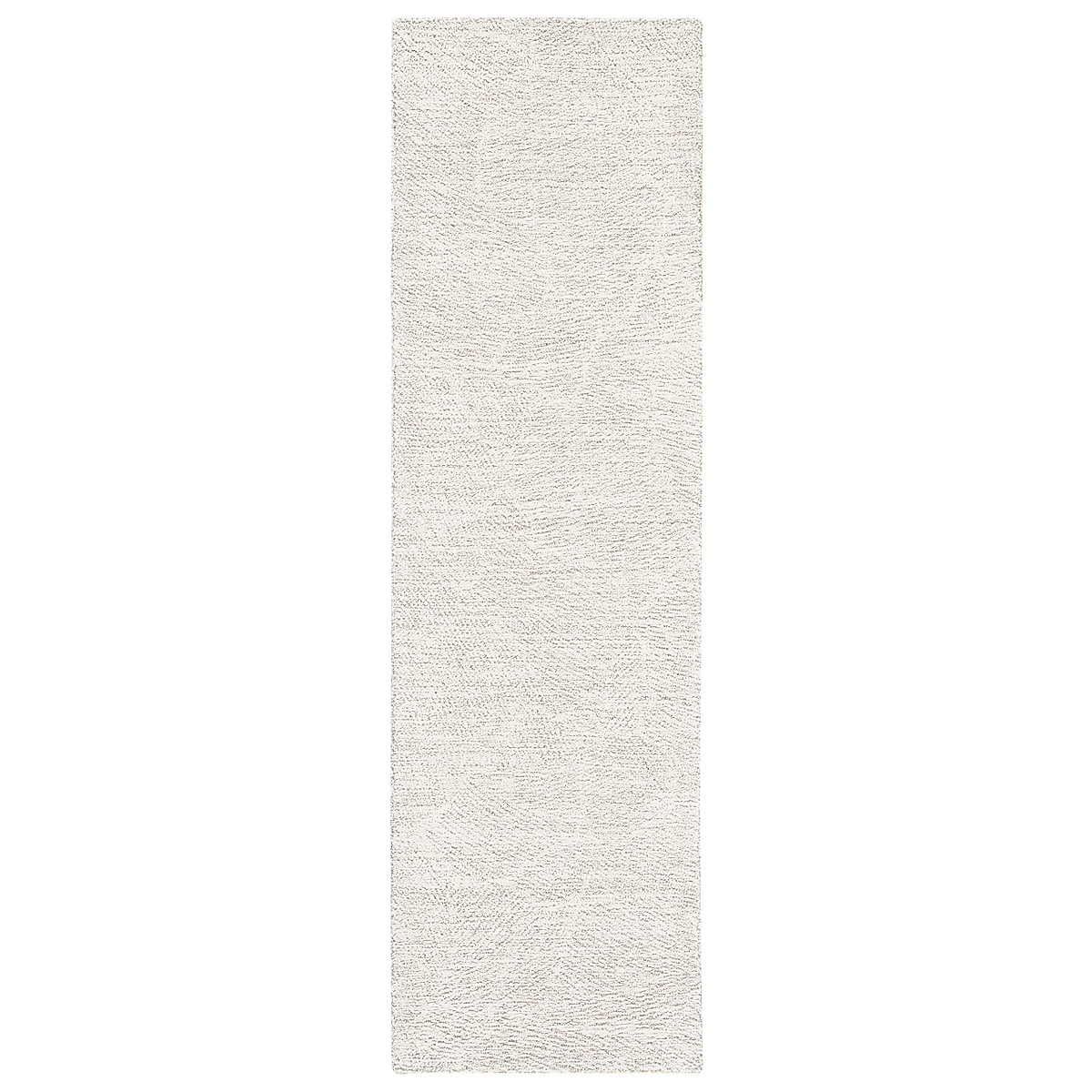 SAFAVIEH Metro Collection Runner Rug - 2'3" x 12', Natural & Ivory, Handmade Wool, Ideal for High Traffic Areas in Living Room, Bedroom (MET999A)