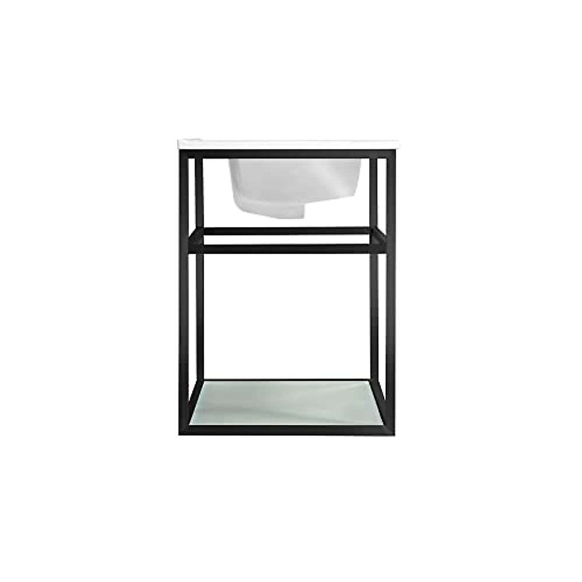 Swiss Madison Well Made Forever SM-BV556MB Pierre Wall Hung Vanity, Matte Black