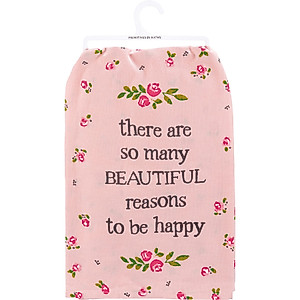 Kitchen Towel - Many Beautiful Reasons To Be Happy