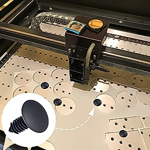 HINZIC 100 Pcs 7.5-8 mm Honeycomb Pins Honeycomb Laser Bed Hold Down Pins Honeycomb Fixing Needle Laser Engraver Accessories Grid Working Table Laser Cutter and Engraver Machine (7.5-8 mm Honeycomb)