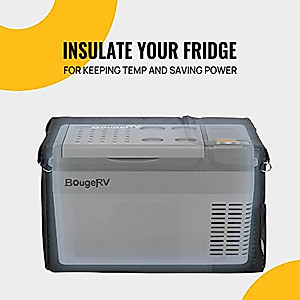 BougeRV CRPRO 26 Quart Insulated Protective Cover, 12 Volt Portable Car Refrigerator Carrying Case Only for CRPRO 26 Quart Refrigerator (Refrigerator NOT Included)