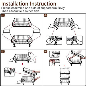 Multi-Tier Vegetable Storage Rack, Movable Stackable Fruit Vegetable Shelf, for Kitchen, Pantry, Bathroom, Garage, Living Room,4 Tier
