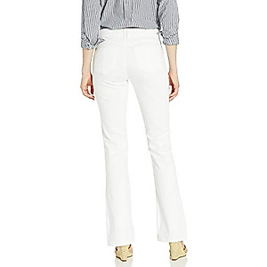 Democracy womens Absolution Itty Bitty Boot Jeans, Optic White, 6 US