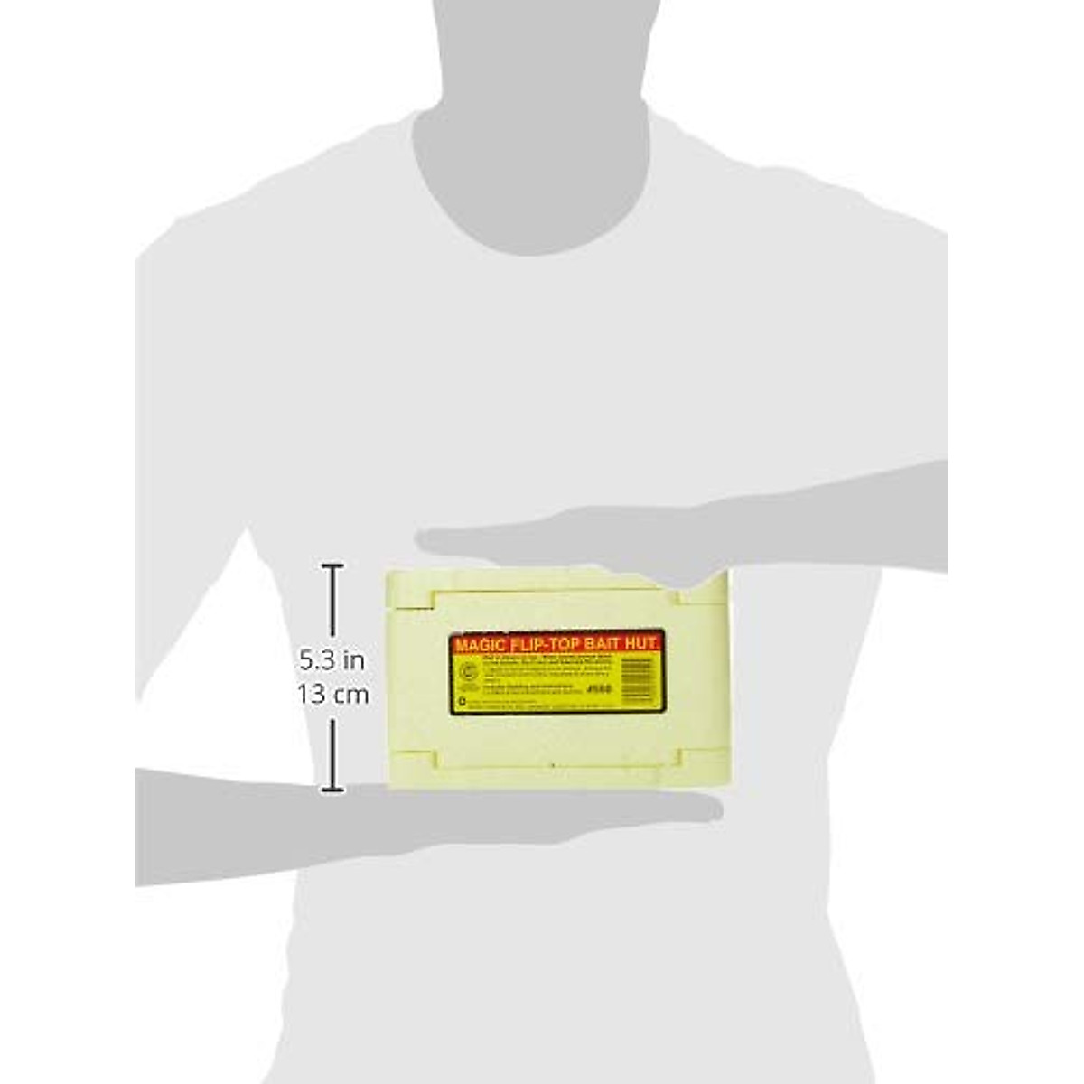 Magic Products Magic Flip Top Bait Box, Brown