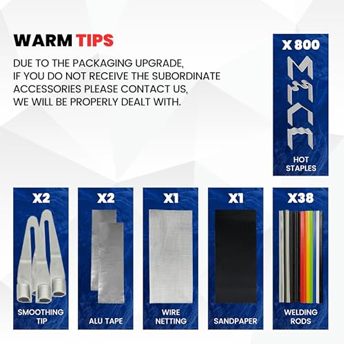 Allturn Upgraded Plastic Welder,Plastic Welding Kit,Hot Stapler Kit,Hot Staples, Plastic Welder Gun (Yellow),Welding Systems,Patent Number D970324.