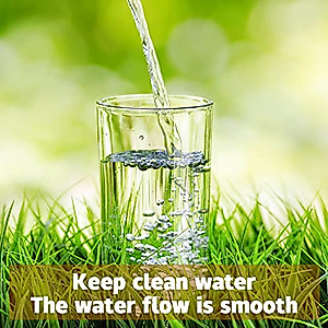 3 Pieces Flexible Hose Protector Hose Extension Adapter Garden Hose Extension Hose Coiled Spring Protector Water Filter with Coil Spring Reduce Hose Crimping and Straining at Faucets, Yellow