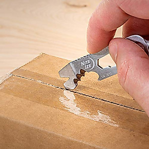 Nite Ize KMTSE-11-R3 DoohicKey Keychain Multi Tool, Stainless Steel