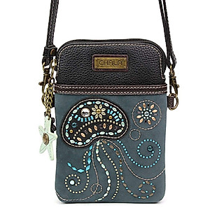 Chala Dazzled Jellyfish Cellphone Crossbody Handbag