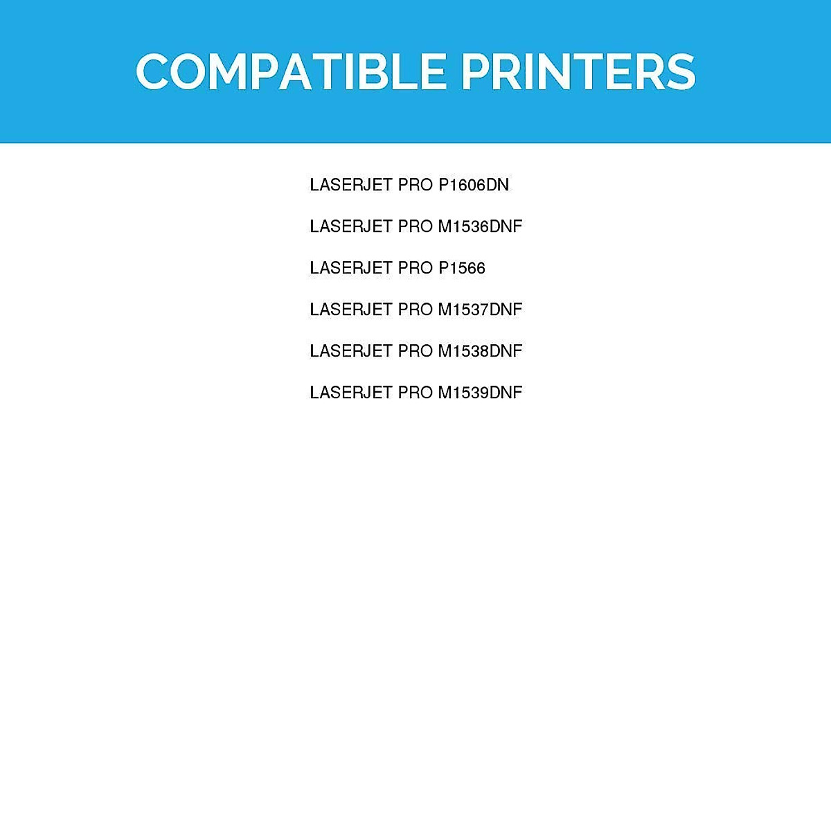 LD Products Compatible Toner Cartridge Replacements for HP 78A CE278A (Black, 3-Pack) for use in LaserJet Pro M1536dnf & LaserJet Pro P1606dn