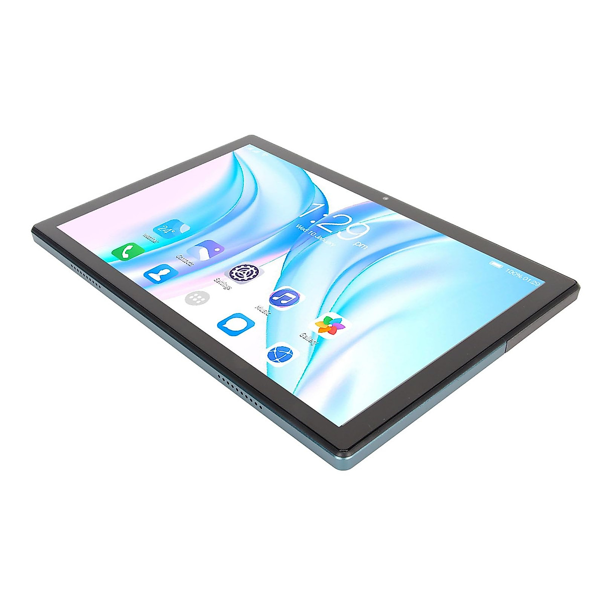 Capacitive Screen Tablet, 8GB RAM 256GB ROM 10.1 Inch FHD Tablet 100‑240V Clear Dual Speakers 8 Core Processor 2.4G 5G WiFi Connection for Home (US Plug)