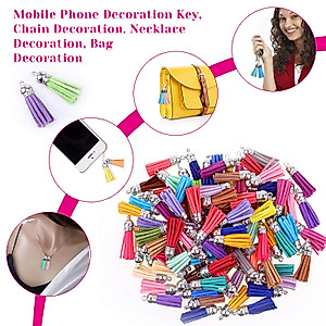 Cridoz 300pcs Tassels for Jewelry Making, Keychain Charms Bulk for Crafts, Resin Keychains, Acrylic Blanks, Bangles Bracelets, Earrings and Jewelry Making