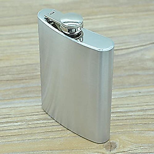 8oz Stainless Steel Portable Hip Flask Flagon Wine Whiskey Pot Cover Bottle Funnel Travel Drinkware Wine Cup