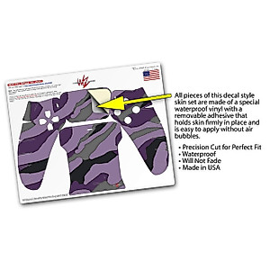 WraptorSkinz Skin Wrap compatible with Sony PS5 DualSense Controller Camouflage Purple (CONTROLLER NOT INCLUDED)