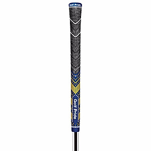 Golf Pride MCC Plus 4 Teams Golf Grips - Std, Navy/Yellow