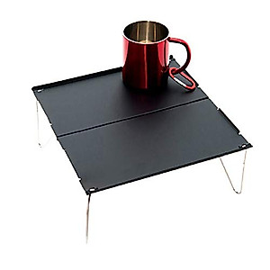DOUBAO Outdoor Folding Table Durable Aluminum Plate Portable Table Lightweight Mini Furniture for Barbecue Camping Picnic Hiking