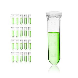 Utile 500pcs of 2ml Microcentrifuge Tubes, PP Material, Autoclavable Microcentrifuge Tubes, with Graduation and Frosted Writing Area, 4610.1815.500.