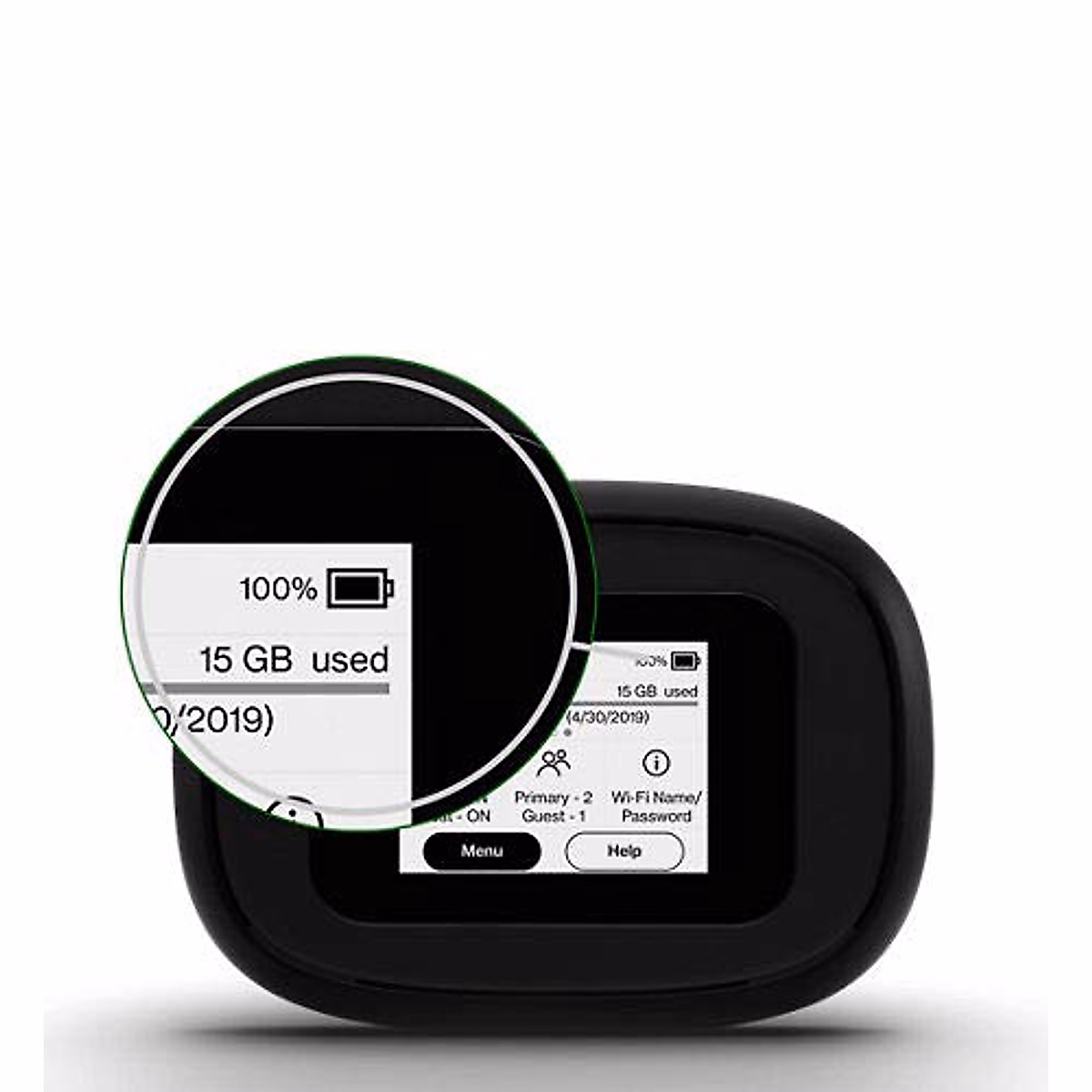 C5G Bundle | Inseego Verizon 5G and 4G LTE MiFi M1000 Hotspot Bundled with 2 Batteries (1 Stock + 1 Extra) | Connect up to 15 WiFi Devices and 1 Wired | Great for Remote Workers Wi-Fi 2.4 GHz & 5 GHz