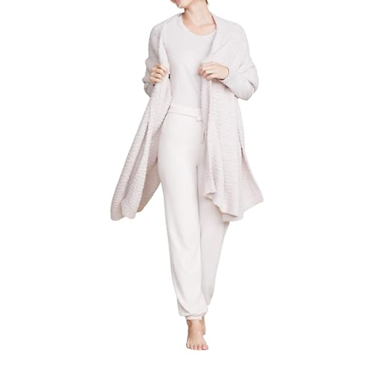 Barefoot Dreams® CozyChic® Women's Boucle Blanket Scarf, Stone, 27"x80"